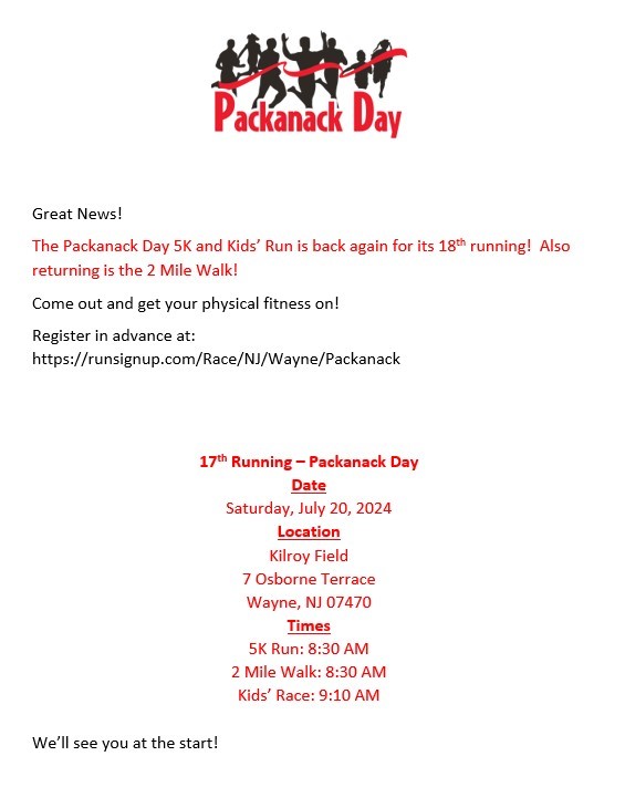 Packanack Day 5K – PackaBlog